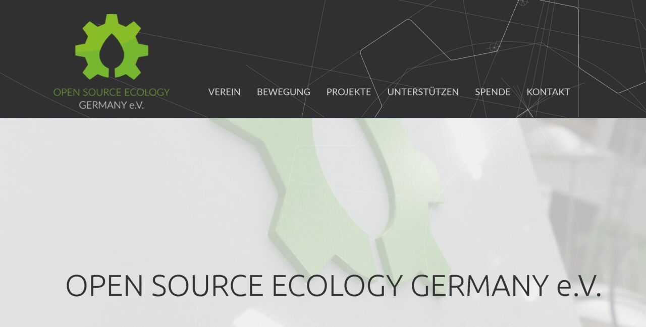 OPEN SOURCE ECOLOGY GERMANY e.V. - openall.info