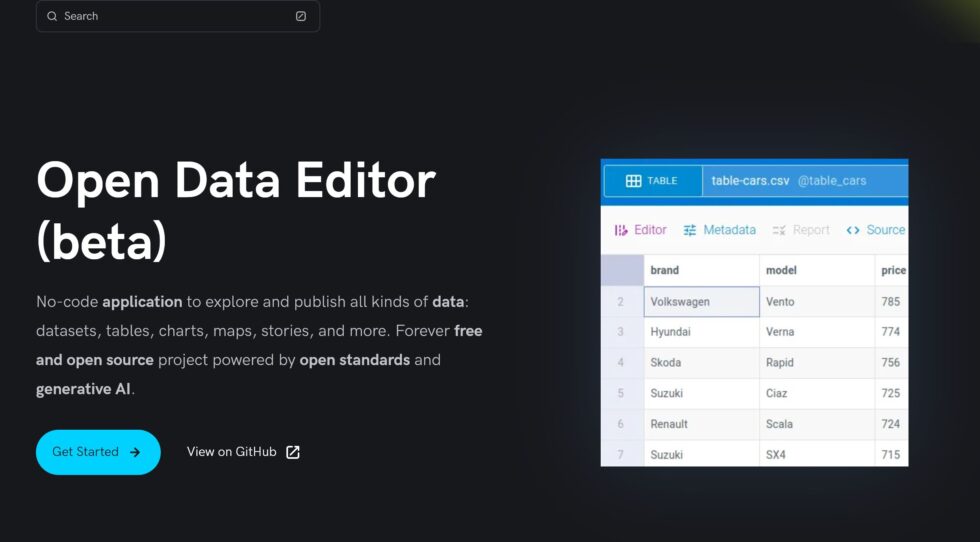 Open Data Editor - openall.info